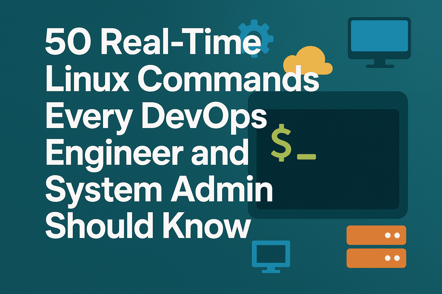 50 Real-Time Linux Commands Every DevOps Engineer and System Admin Should Know - Blog ...